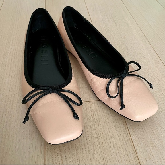 M. Gemi | Shoes | Mgemi Soft Pink Danza Square Toe Ballet Flats | Poshmark